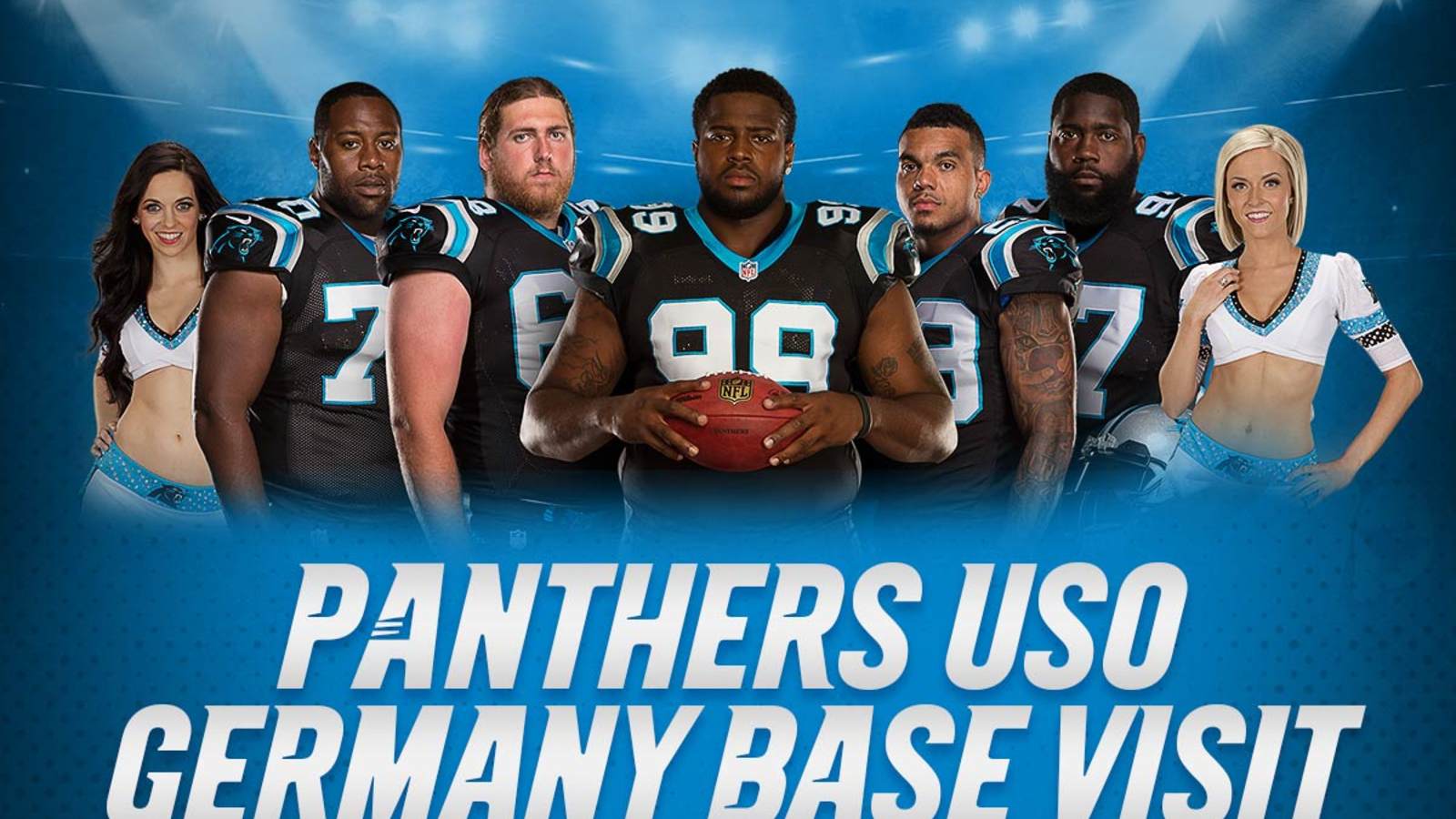 Carolina Panthers Visit USO Ramstein • USO Kaiserslautern