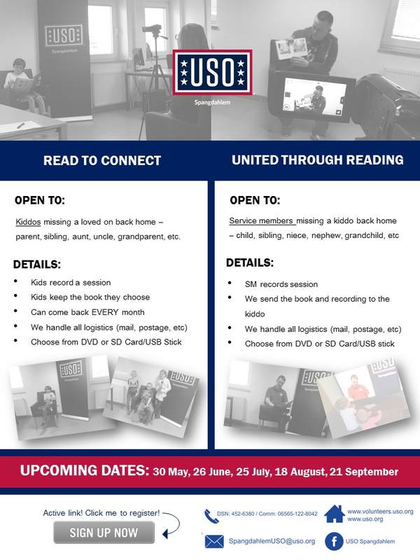 Spangdahlem - Read 2 Connect and United Through Reading Day • USO ...
