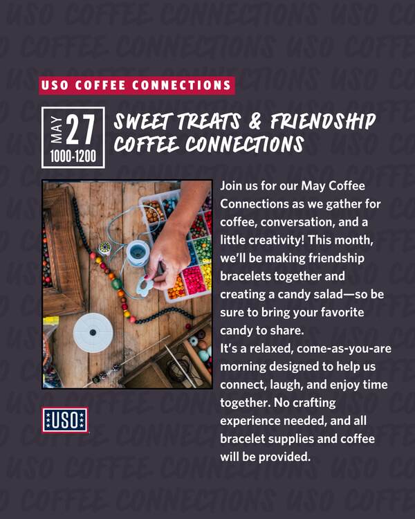 USO Ramstein May Coffee Connections • USO Kaiserslautern